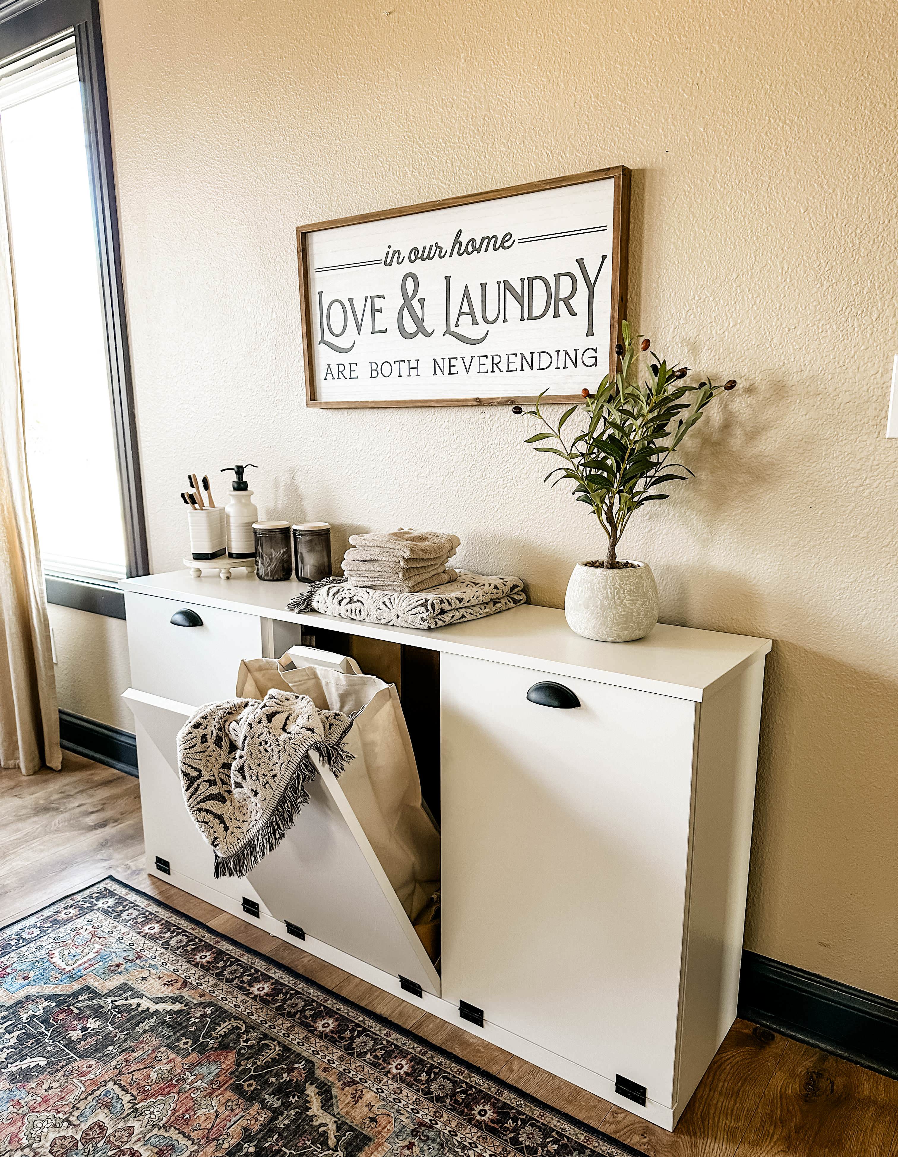 triple laundry hamper – The LoveMade Home