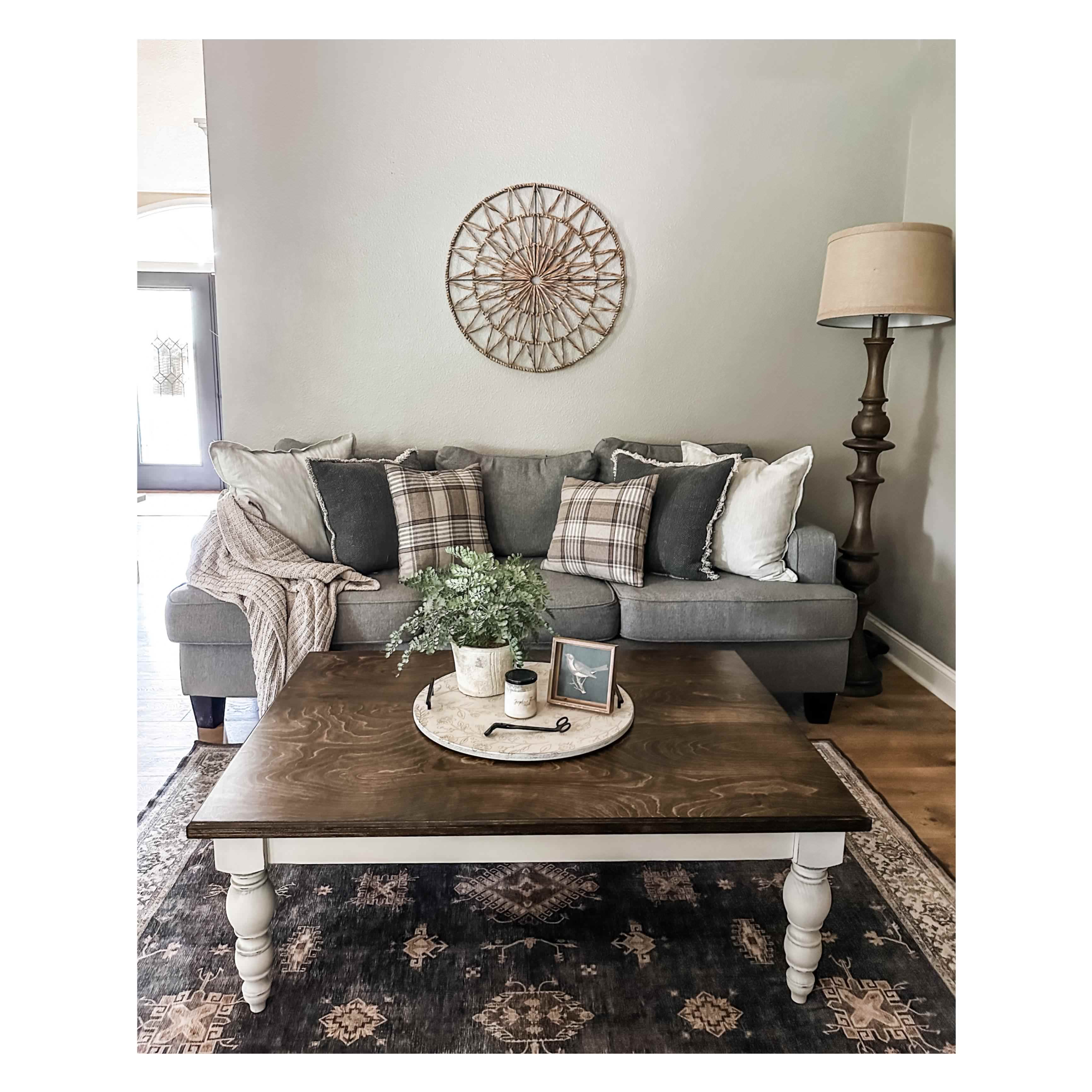 Airy farmhouse coffee table rectangle – The LoveMade Home