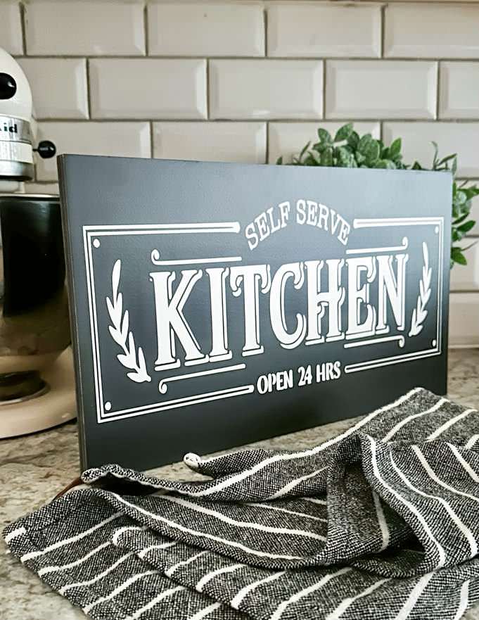 Kitchen -self serve sign – The LoveMade Home