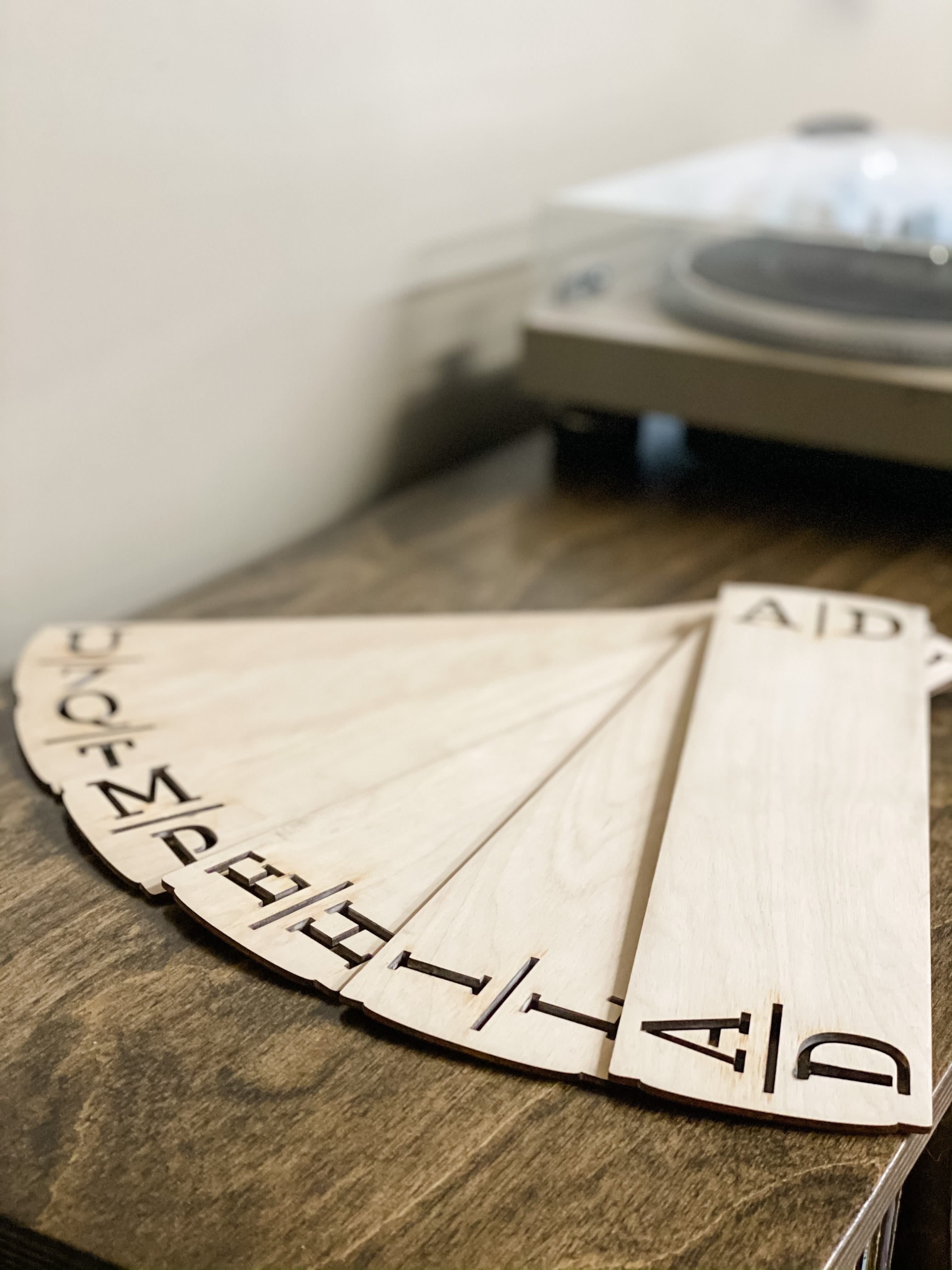 Vinyl album organizer divider set of 6 A-Z – The LoveMade Home